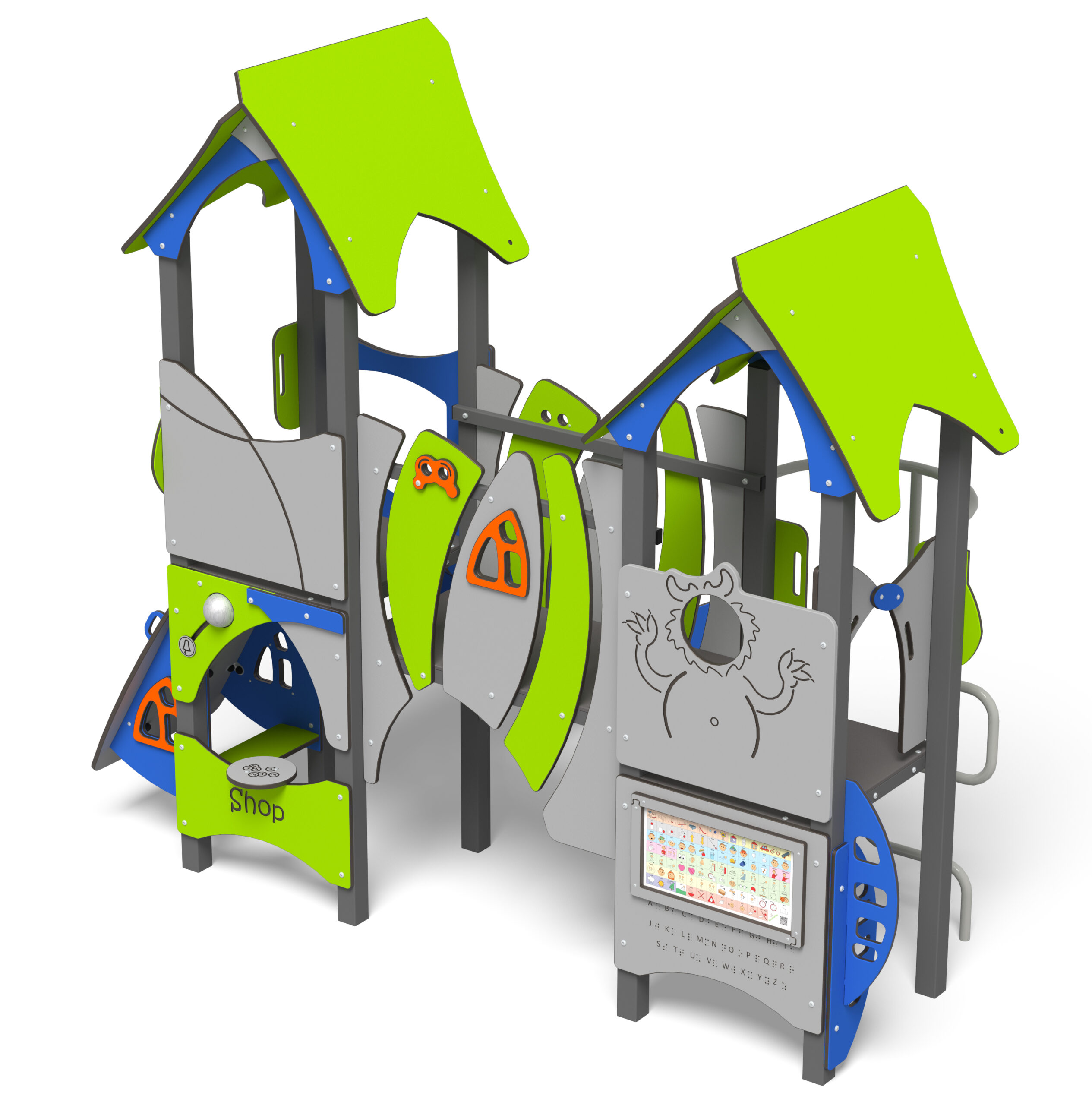 Outside Climbing Frame - Troll - Sutcliffe Play
